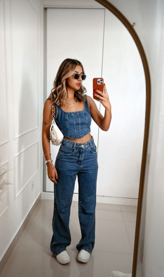 Top Cropped Jeans: Guia Completo para arrasar no estilo! - Crescendo ...
